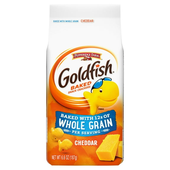 Pepperidge Farm Goldfish Crackers, 22 oz, 3 Pack, Cheddar Baked Snack ...