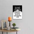 Canvas Art Prints Strength 12"L x 18"W Motivational Wall Decor ...