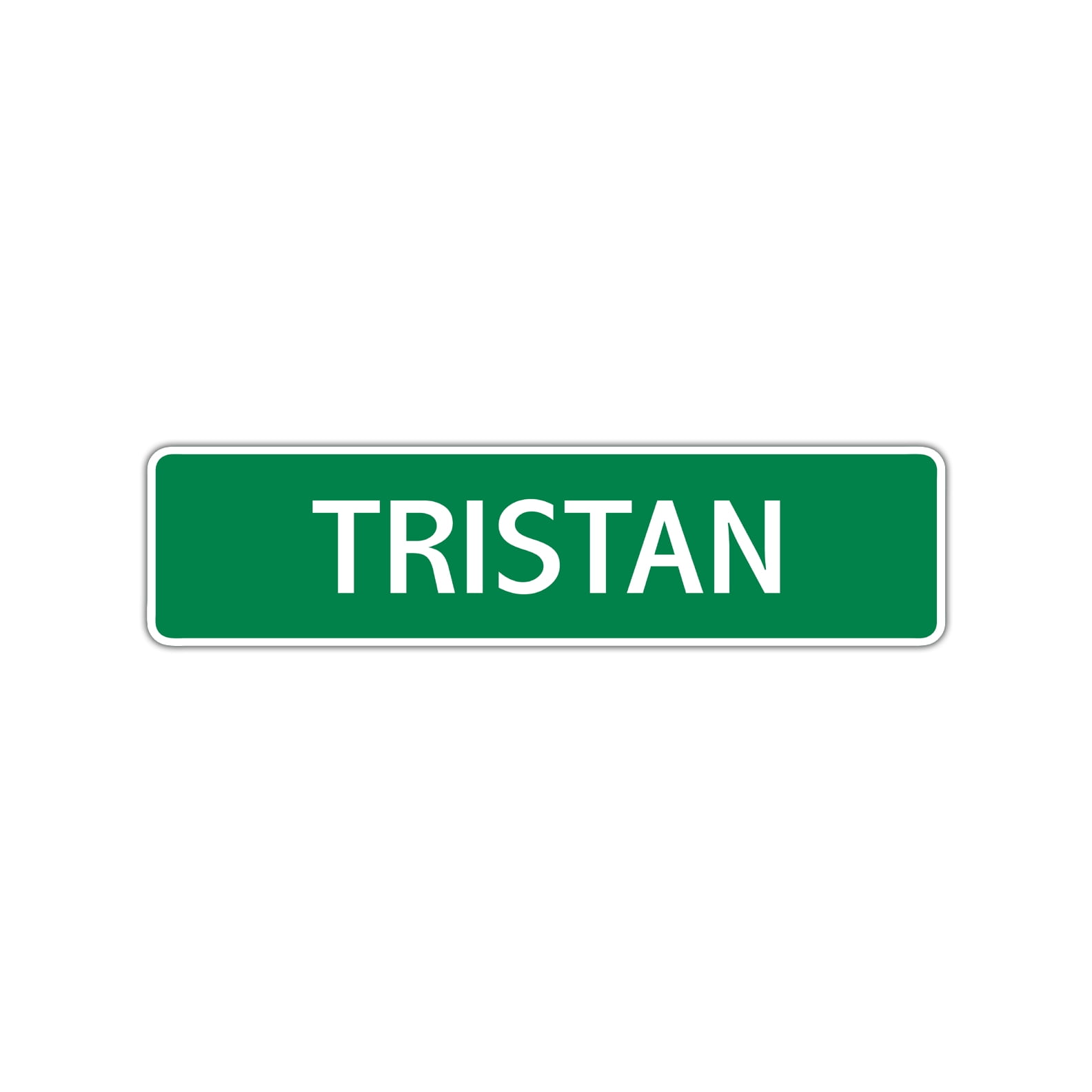 Tristan Boys Children Name Indoor Outdoor Wall Letter Printed Plaque ...