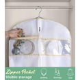 70" Bridal Wedding Gown Dress Garment Bag with Accessories Pouch Large ...