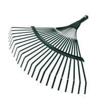 KAMIDA Adjustable Metal Rake for Leaves,Garden Dethatcher Yard Rake ...