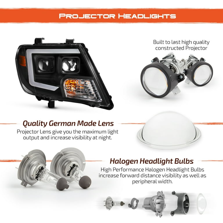 Nissan frontier projector headlights store
