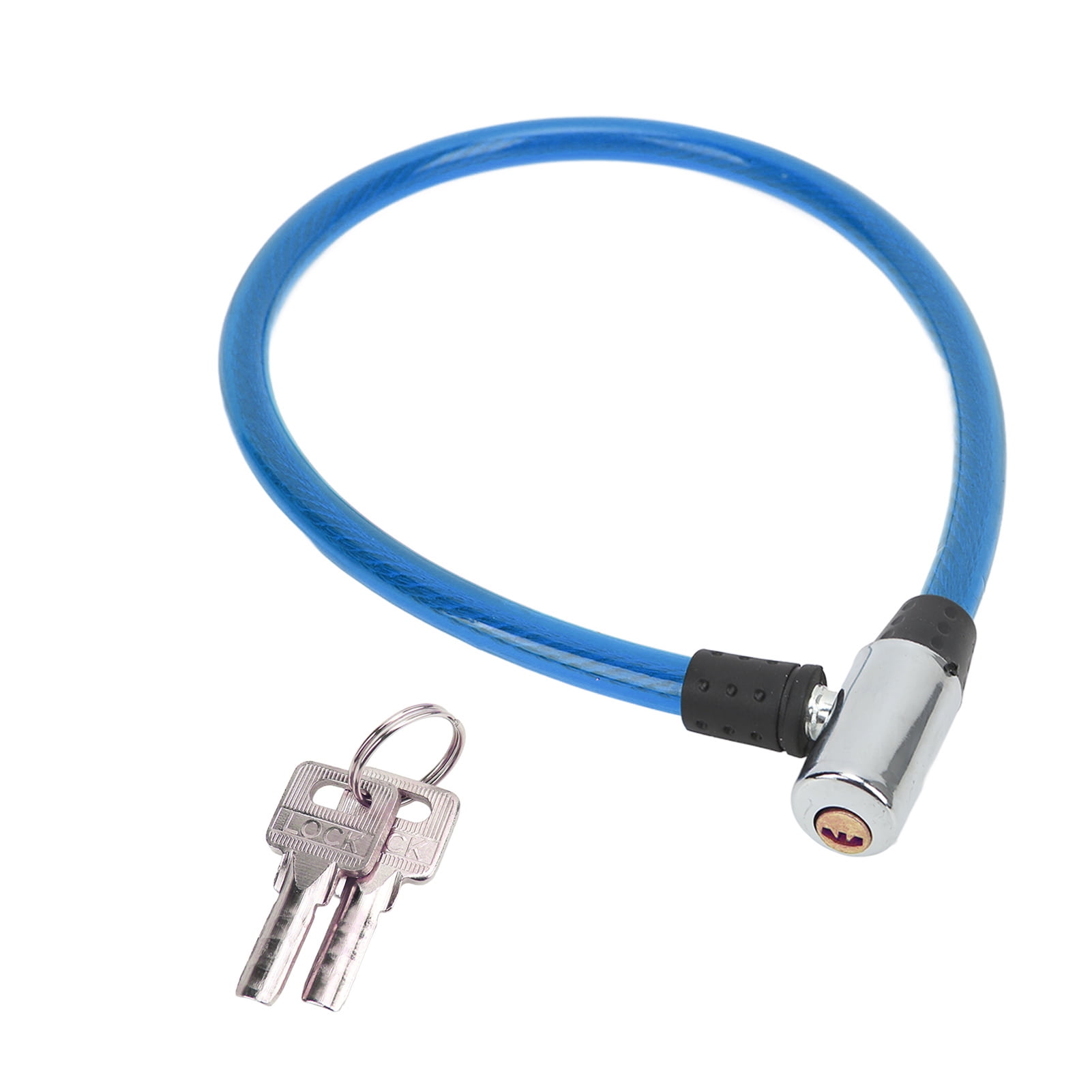 Ymiko Bike Lock Cable, Two Keys Lock Cable For Motorcycle For Bike For ...