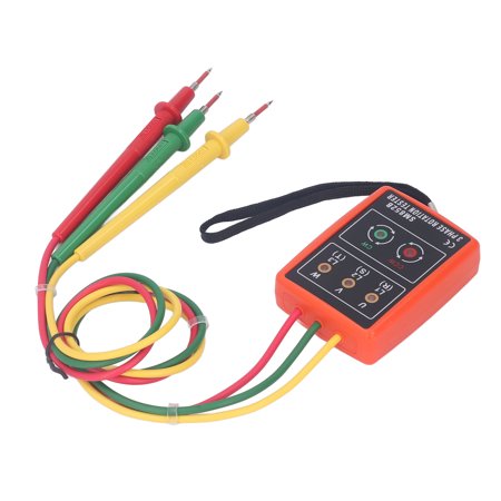 Phase Rotation Meter, Accurate Detection 3 Phase Sequence Tester 20Hz ...