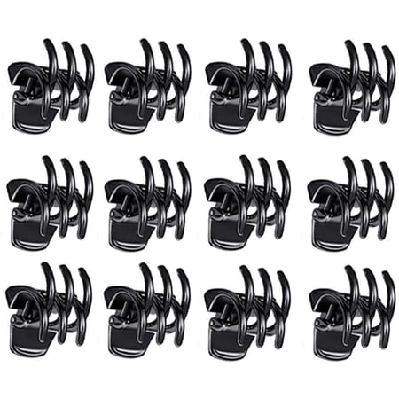 12 Hair Claws Clips Piece Claw Medium Styling Accessories in 2.3 cm for ...