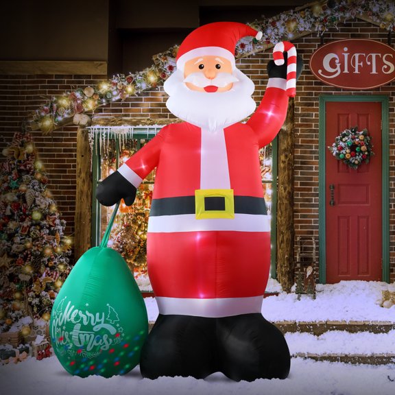 10FT Christmas Inflatables Archway and LED Lights Built-in, Inflatable ...
