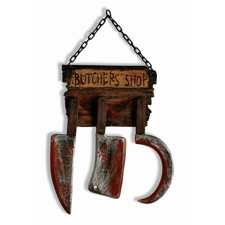 Butcher Shop Sign Halloween Prop - Walmart.com