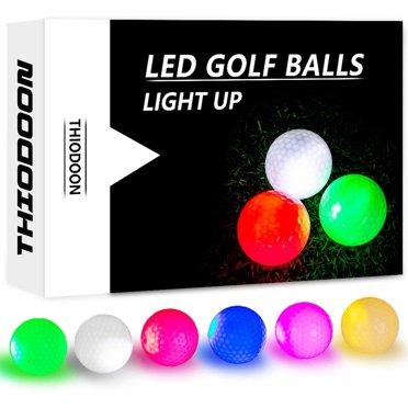 GoBright Blue LED Light Up Golf Balls - Ultra Bright Glow In the Dark ...