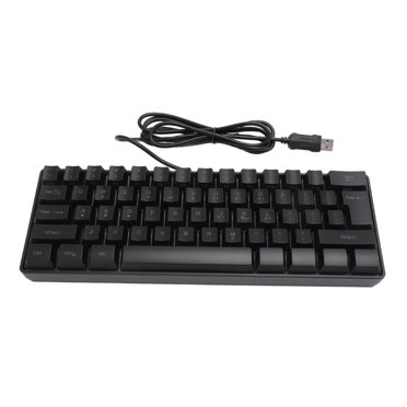 SnpurTech Compact USB-C Gaming Keyboard, Black&White - Walmart.com