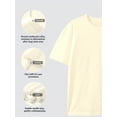 Apricot Old Row Double-Sided Print Mens 100% Cotton Vintage Graphic T ...