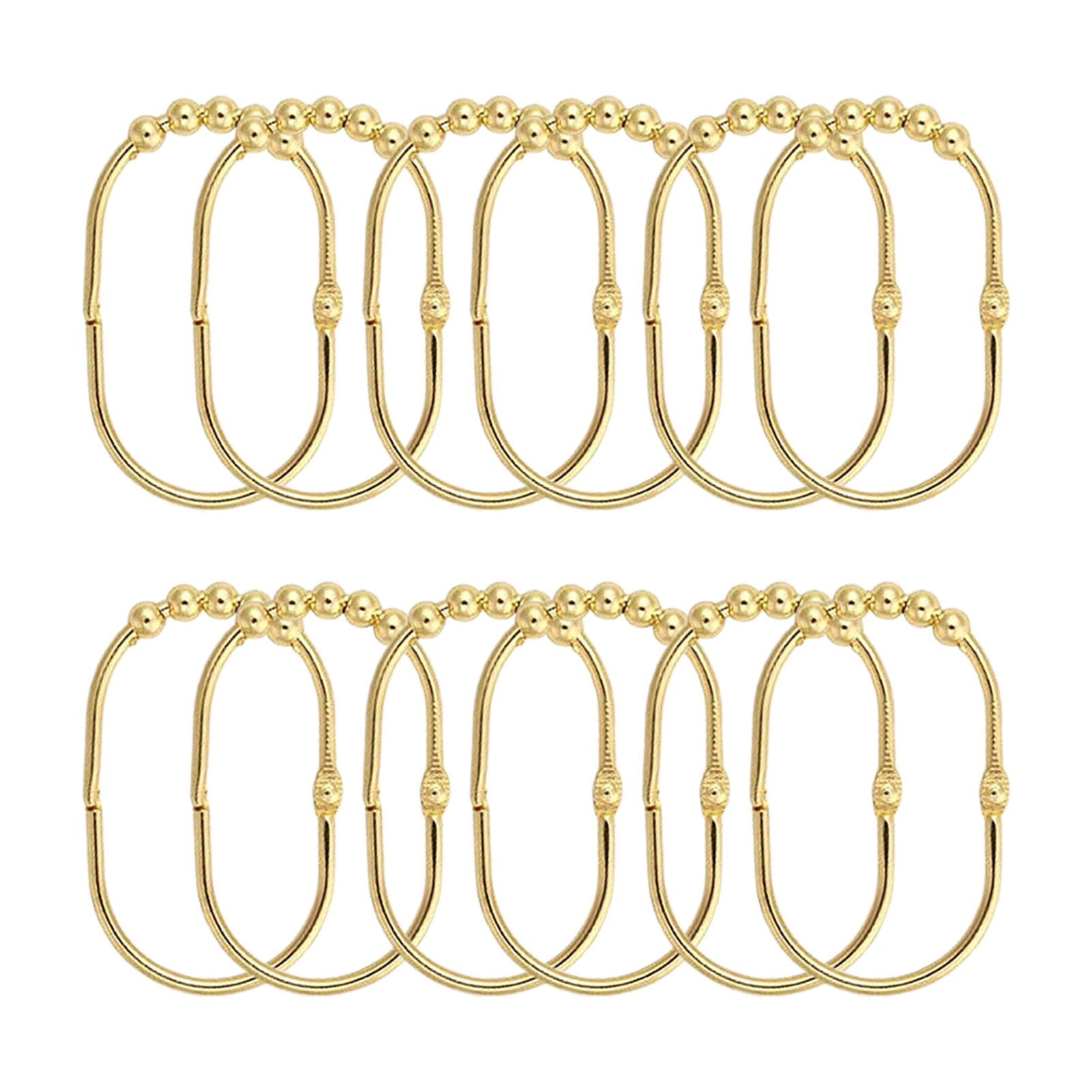 Click here for Cschome Brushed Satin Shower Curtain Rings Heavy D... prices