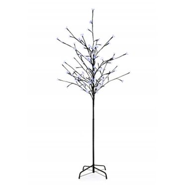 6-Foot Tall Multi-Function City Lights Tree With 204 Warm White Lights ...