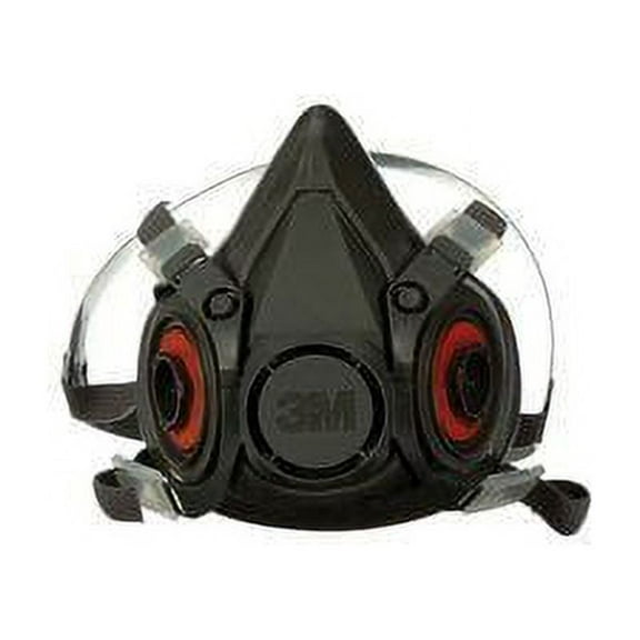 3M Half Facepiece Reusable Respirator, Medium, Gray, NIOSH Mask ...