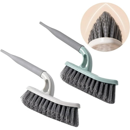 Set of 2 Grout Brushes, Grout Brushes with Handle, Scrubbing Brush ...