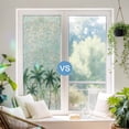 Beach Palm Tree Window Privacy Film, Country Vintage Coastal Green ...