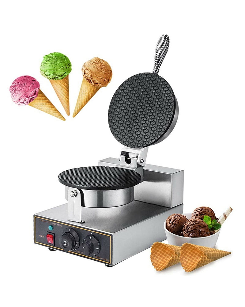 INTSUPERMAI Electric Ice Cream Waffle Cone Maker Machine Waffle Pancake ...