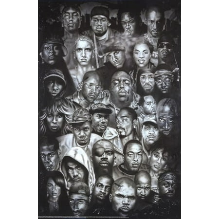 Hip Hop Legends Laminated Poster (24 x 36) | Walmart Canada