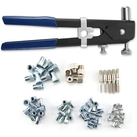 Pneumatic Tool, 86pcs Rivet Nut Tool, Hand Riveting Kit M3 M8 Rivet ...