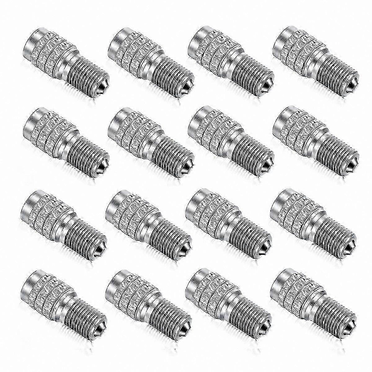16-Pack Dual Valve Stem Caps for High-Pressure Tires, Truck, Car, RV ...