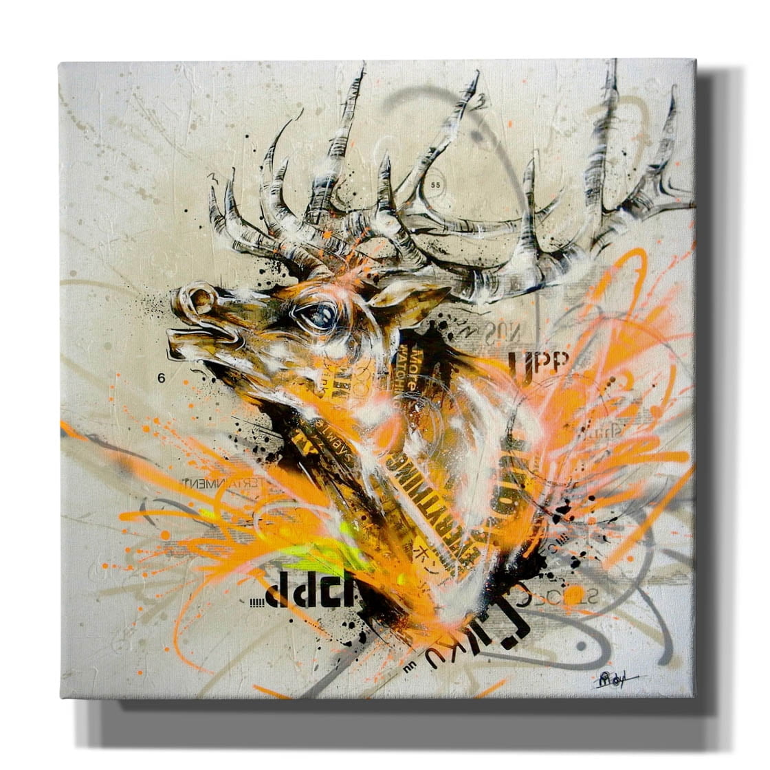Epic Graffiti 'Pick Up' by Taka Sudo, Canvas Wall Art, 18"x18 ...