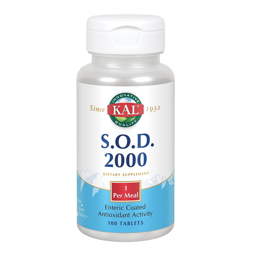 KAL S.O.D. 2000 | Superoxide Dismutase | Antioxidant Activity | Enteric ...