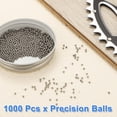 1000 Pack Precision Balls 2mm Diameter G16 Solid Chrome Steel Bearing ...