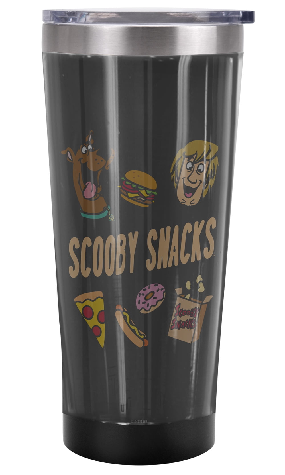 Scooby Doo! Official The Munchies 20 oz Travel Tumbler, Stainless Steel ...