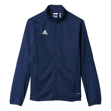 adidas Youth Tiro 17 Soccer Training Jacket XS Dark Blue-Dark Grey ...