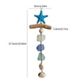 Coastal Wall Art Driftwood Sea Glass Seashell Starfish Decor for ...