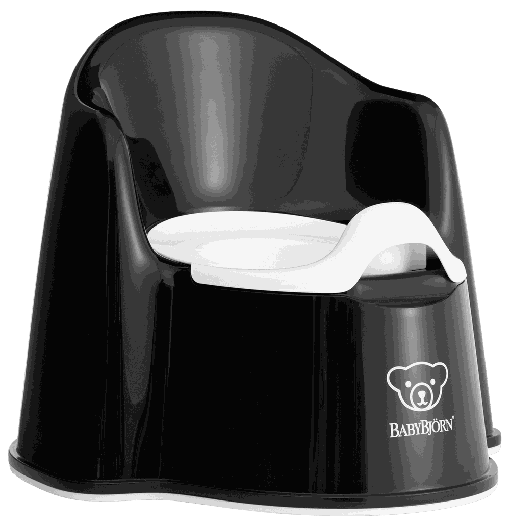 BabyBjorn Potty Chair, Black/White - Walmart.com