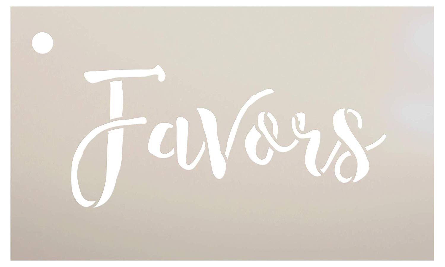 Buy Wedding Sign Word - Favors - Rustic Script Stencil by StudioR12 ...