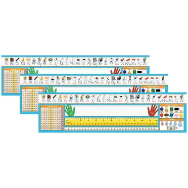 North Star Teacher Resources Hundred Chart Adhesive Desk Plate, 36 Per ...