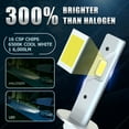 Quayub H1 LED Headlight Bulbs, High Beam, 6000K White, Fanless, Super ...