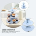 2-Pack Disposable Multi-Tier Cake Stand for Parties, Dessert Display ...