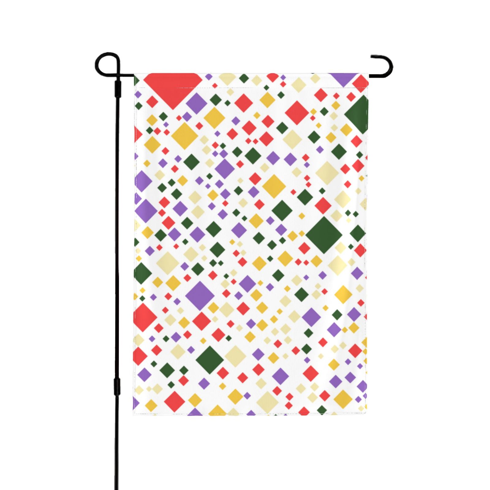 ZNDUO Colorful Texture Pattern Garden Flag, 28"x40" Double Sided ...