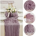 Mauve Purple Cheesecloth Table Runner-13.3Ft Boho Gauze Cheese Cloth ...