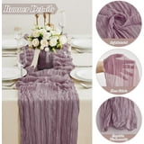 Mauve Purple Cheesecloth Table Runner-13.3Ft Boho Gauze Cheese Cloth ...
