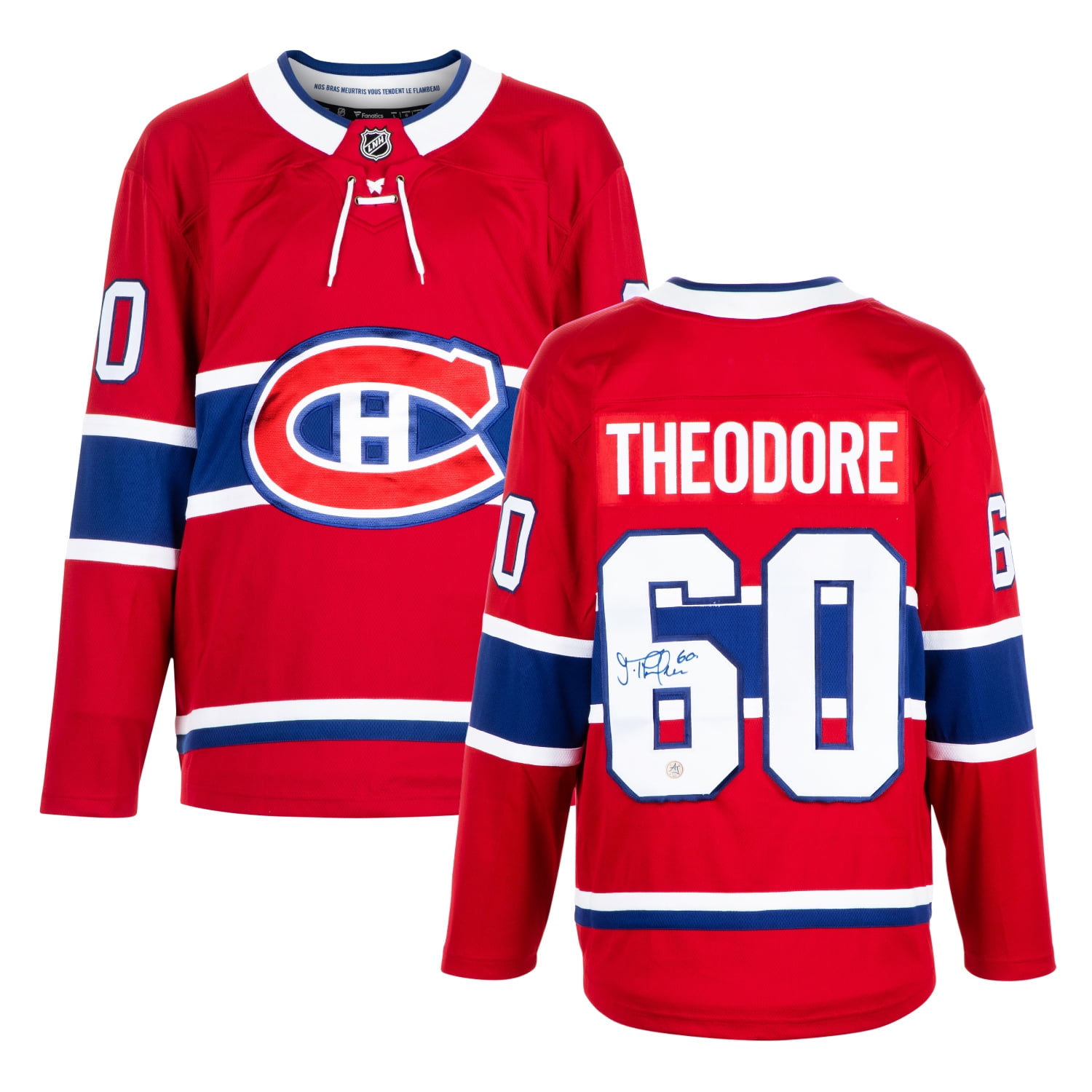 Click here for Aj Sports Jose Theodore Autographed Montreal Hocke... prices