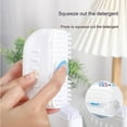 2 In 1 Shoe Brush With Soap Dispenser - 100ml White Cleaner For ...