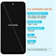 for Samsung Galaxy A55 5G Screen Replacement - for Samsung A55 5G LCD Display Touch Screen for ...