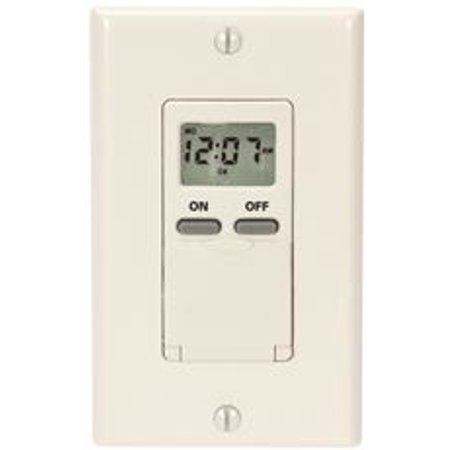 Intermatic EI500WC 7-Day Single-Pole Digital Time Switch, White ...