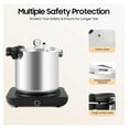 23Qt Aluminum Alloy Pressure Cooker 22L Pressure Canner Release ...