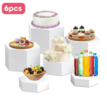 CUTICATE 5 Pieces Buffet Riser,Cube Display Nesting ,Tabletop Display ,Dessert Table Display ...