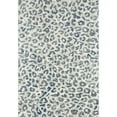 Abani Casa Collection Grey Cream 8' x 10' Leopard Print Modern Area Rug ...