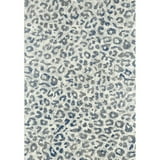 Abani Casa Collection Grey Cream 8' x 10' Leopard Print Modern Area Rug ...