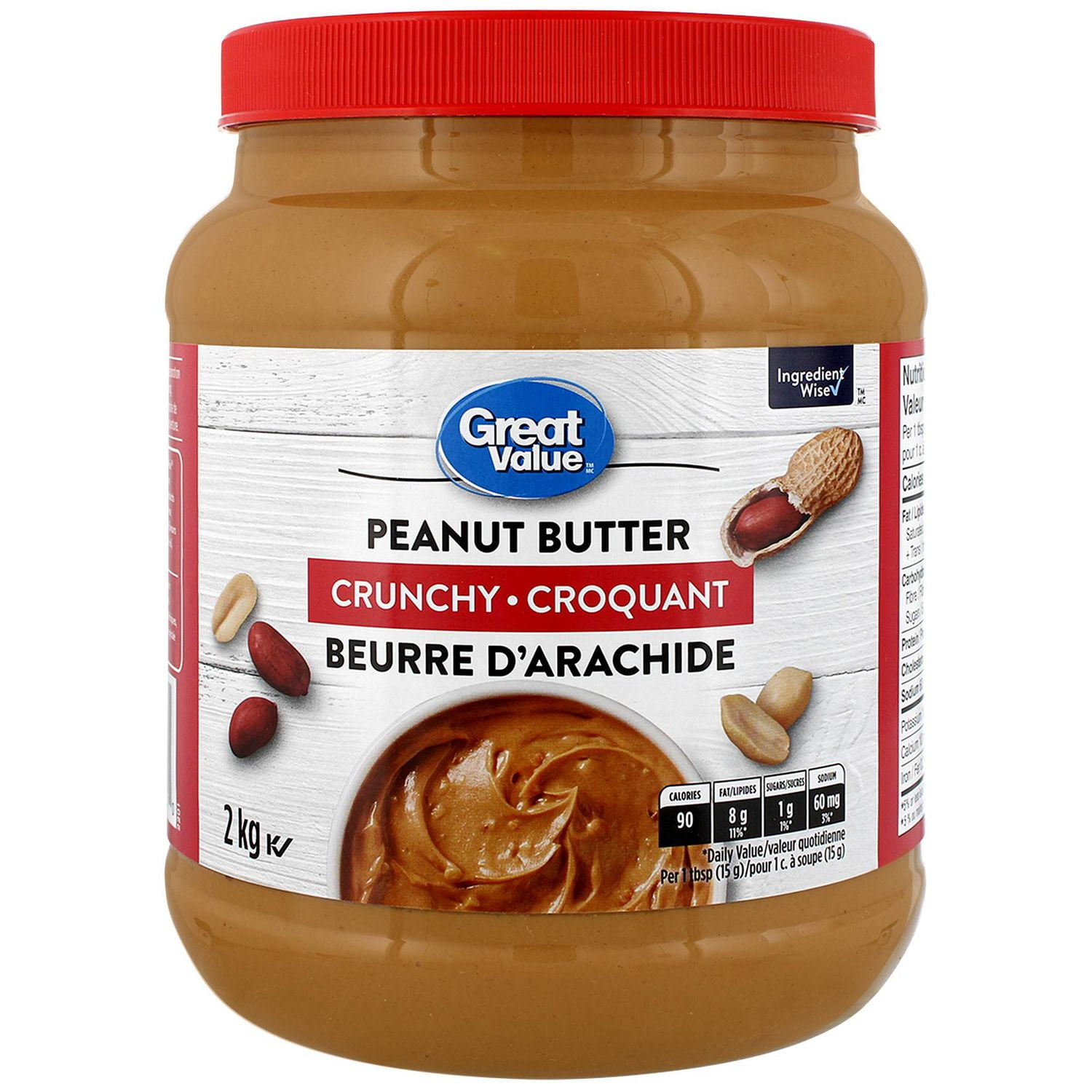 Click here for Great Value Crunchy Peanut Butter 2 Kg prices