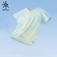 Byoo Little Girls Short Sleeve T-Shirt Comfort Gradient Crewneck Loose ...