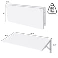 Wall Mounted Folding Table Fold Down Table Workbench Drop Leaf Table ...