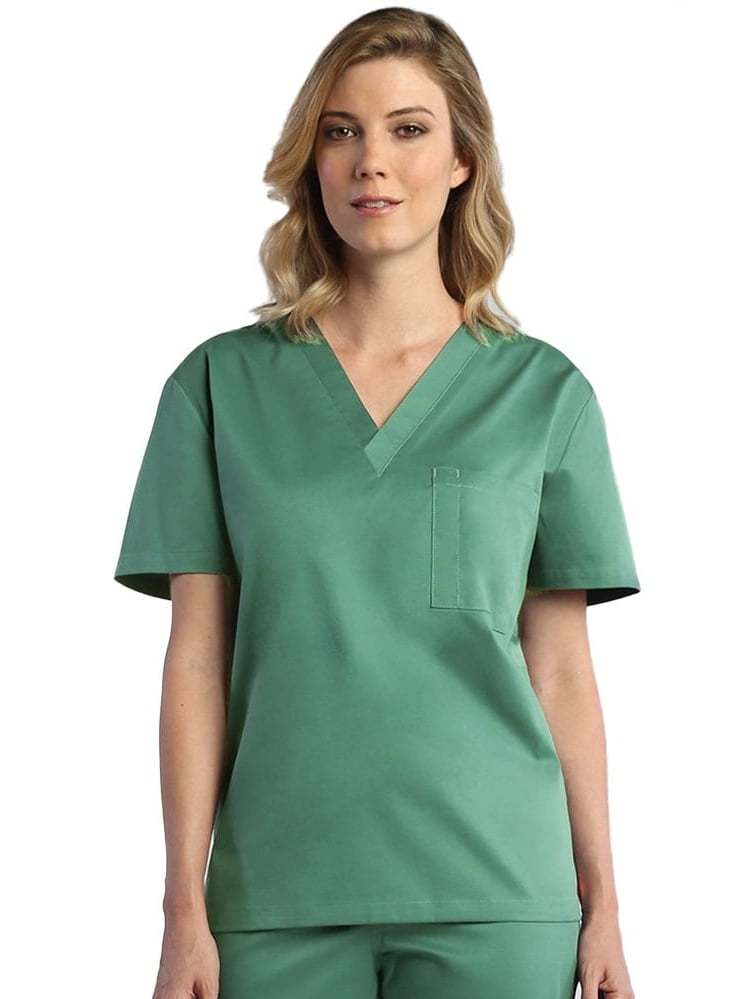Red Panda Unisex V-Neck Solid Scrub Top - Walmart.com