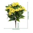 PPgejGEK Simulation Impatiens Azalea Artificial Flower Home Outdoor ...